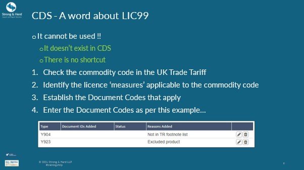 A Spotlight on: CDS The Customs Declaration Service