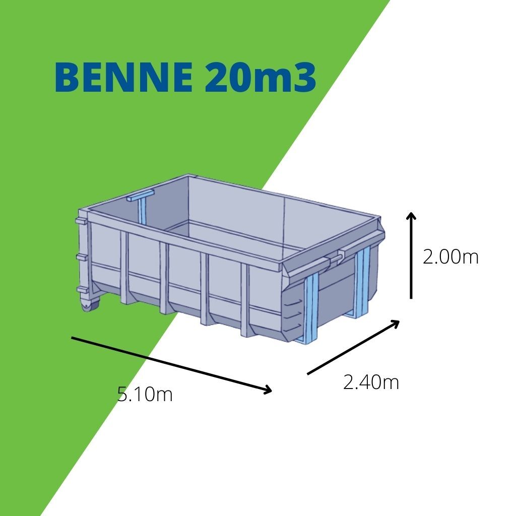 Benne 20m3 | Loca Benne Gironde (33)