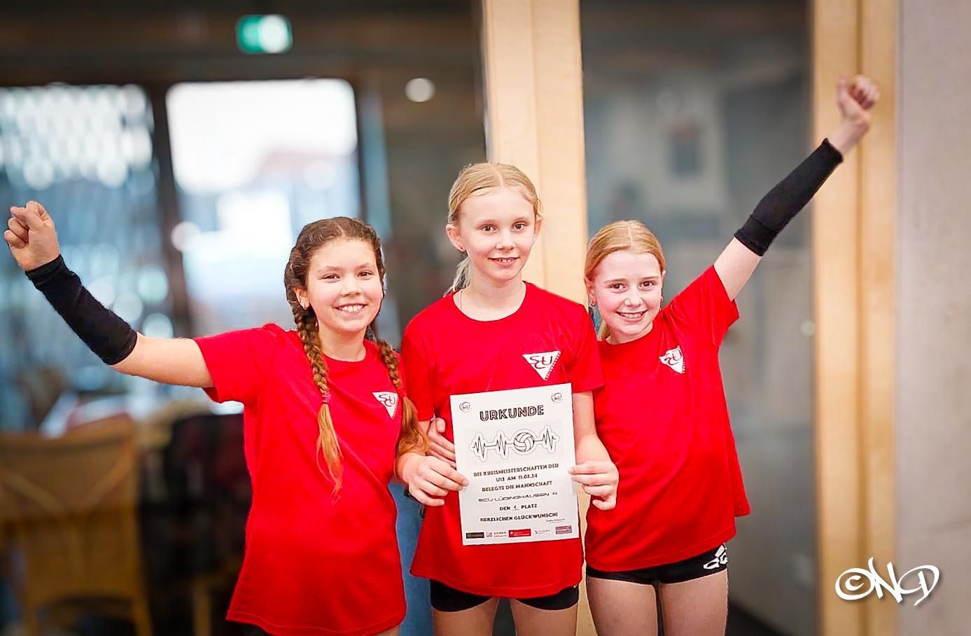 SCU Mädchen gewinnen Kreismeisterschaften der U12