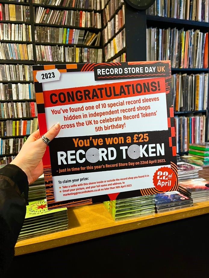 RECORD TOKENS LAUNCHES TREASURE HUNT FOR RECORD STORE DAY!