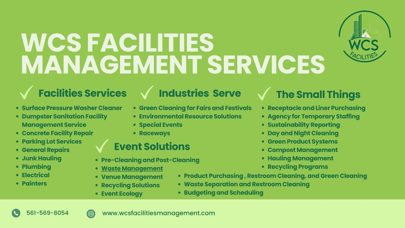 Waste Management Company Serving Your Area | WCS Facilities Management