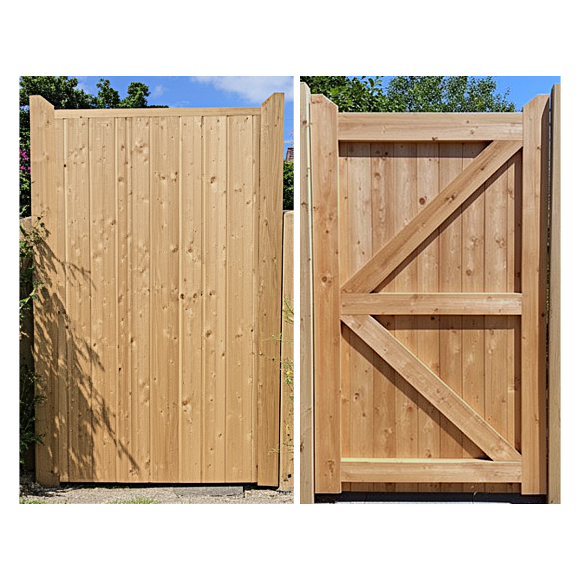Wooden & Composite gates | A Diamond & Son (Timber) Ltd