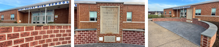 Lynx Courtyard Brick Wall is Complete