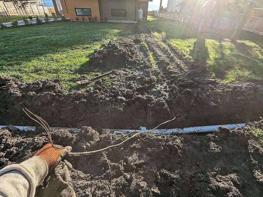 Photo Gallery - Drainage System Installations | RainTek