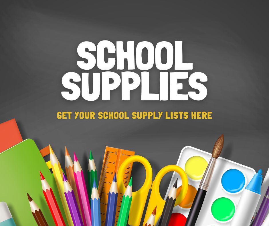 Important Items for the SCHOOL YEAR