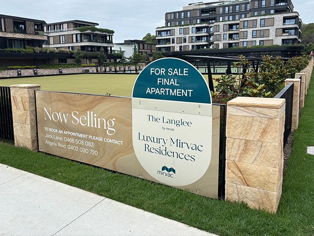 Housing and Development Signage
