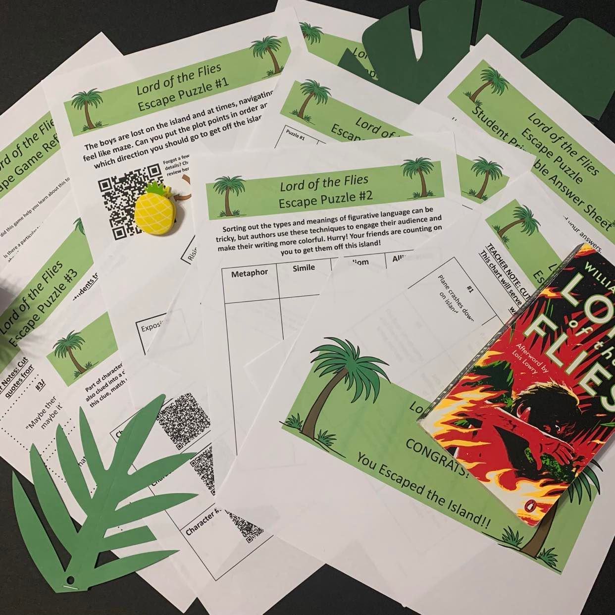 Lord of the Flies Fun & Interactive Island Challenges