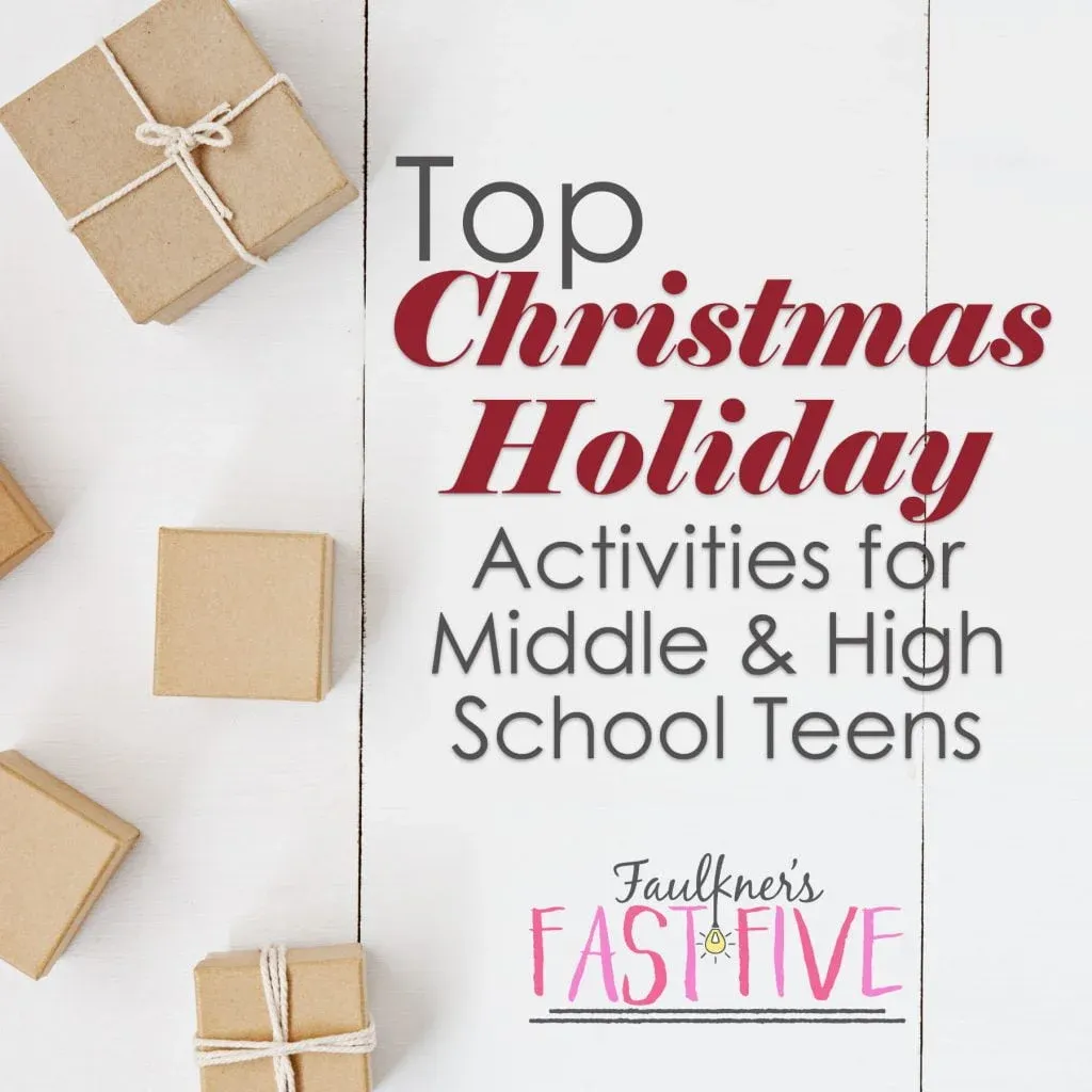 Christmas Holiday Lesson Ideas & More That Your Teens Will Love