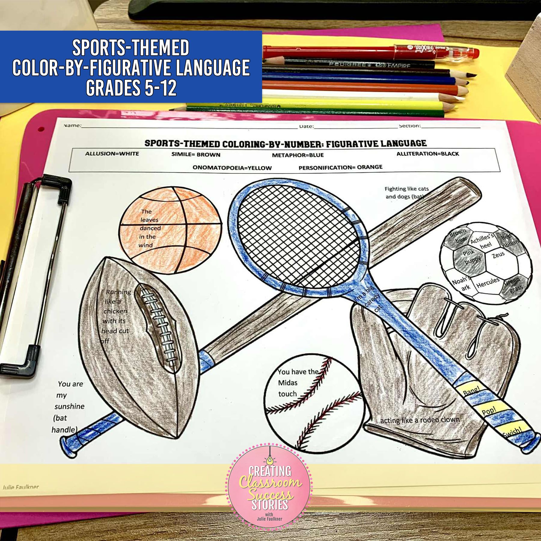 Sports-Themed Lesson Ideas for Middle & High School English Class