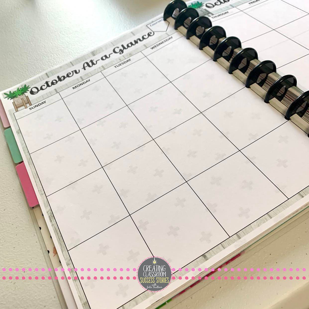 Plant-Themed Growth Mindset High School Classroom Design Makeover