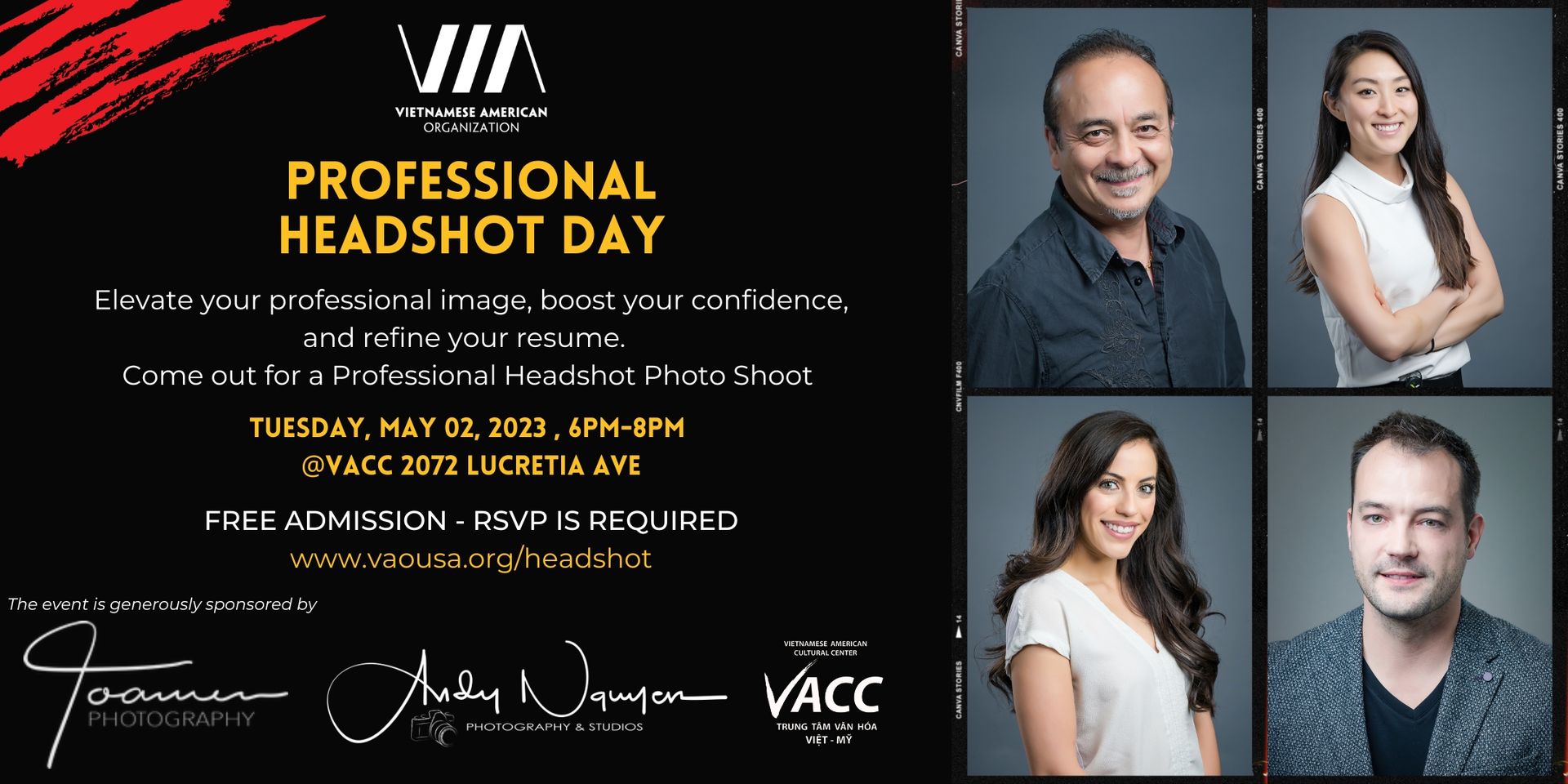 Professional Headshot Day