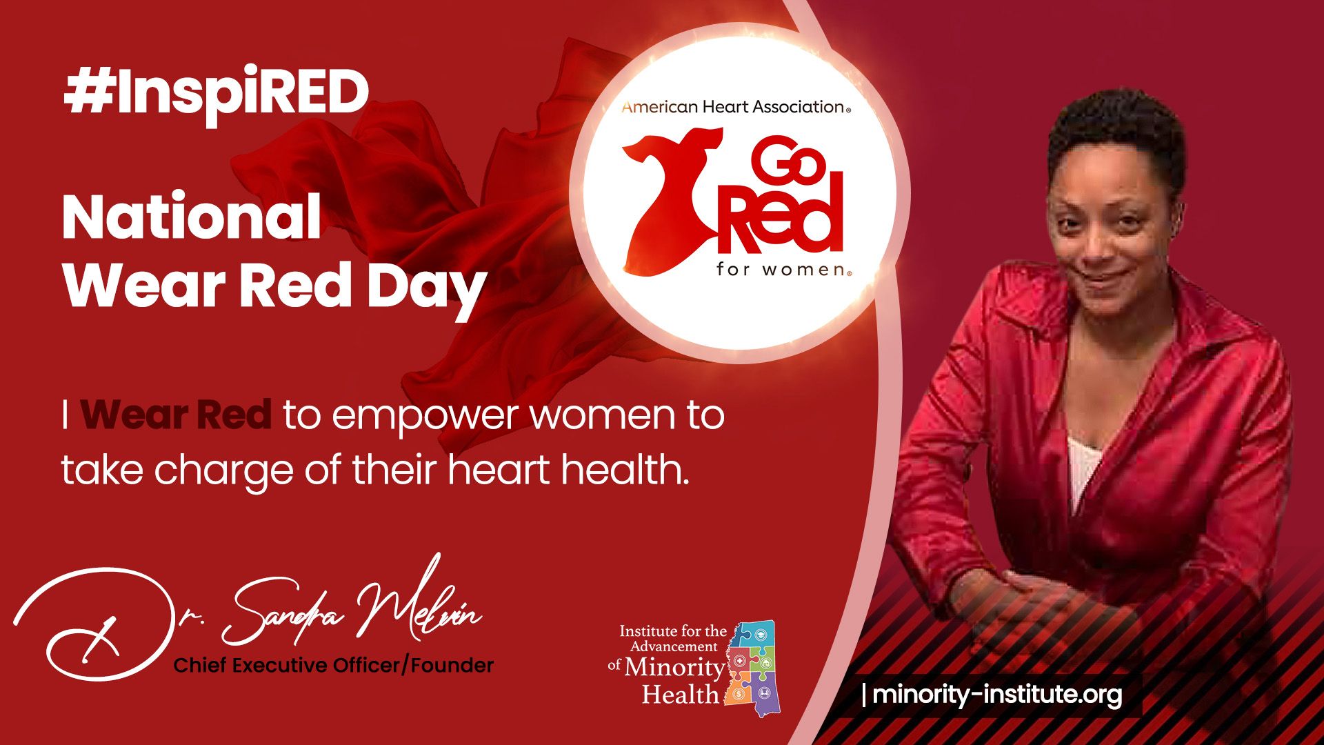 Go Red Day | Institute for the Advancement of Minority Health | MS