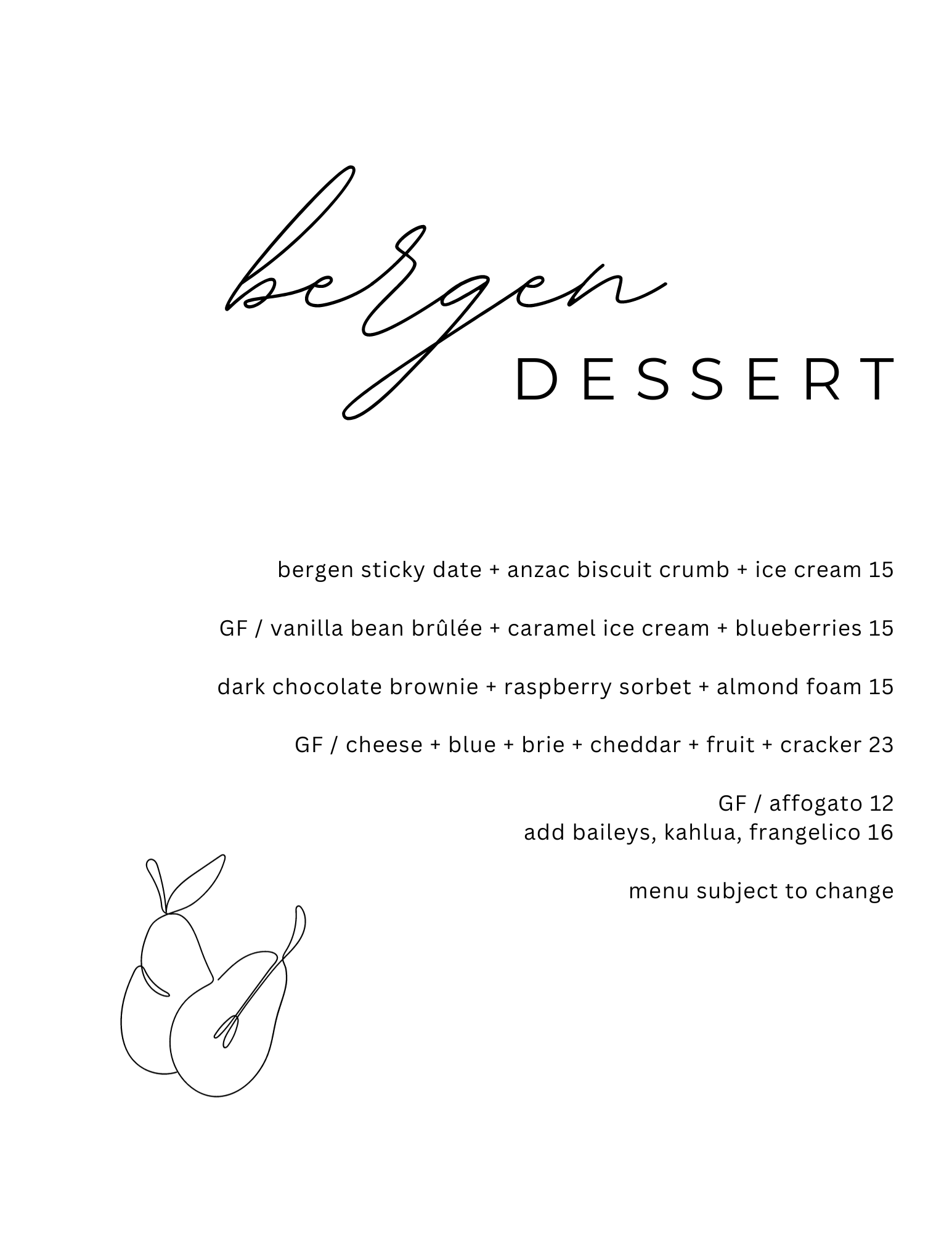 Bergen Restaurant Toowoomba