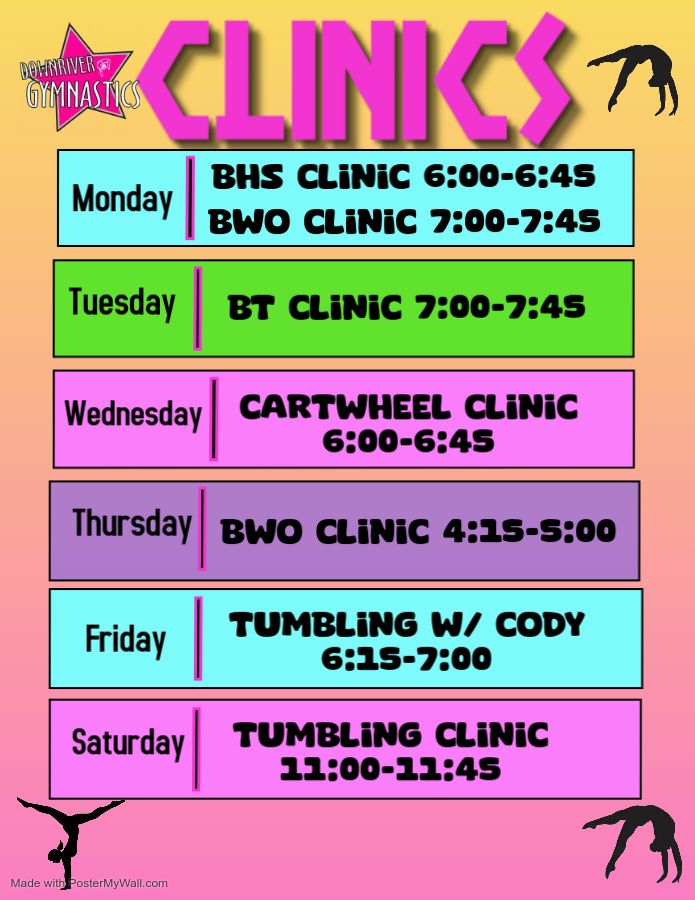 Southgate Clinics, Drop-In's & Open Gym