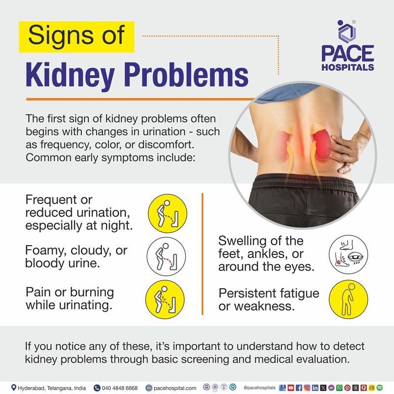 First Sign of Kidney Problems – Early Symptoms and Detection