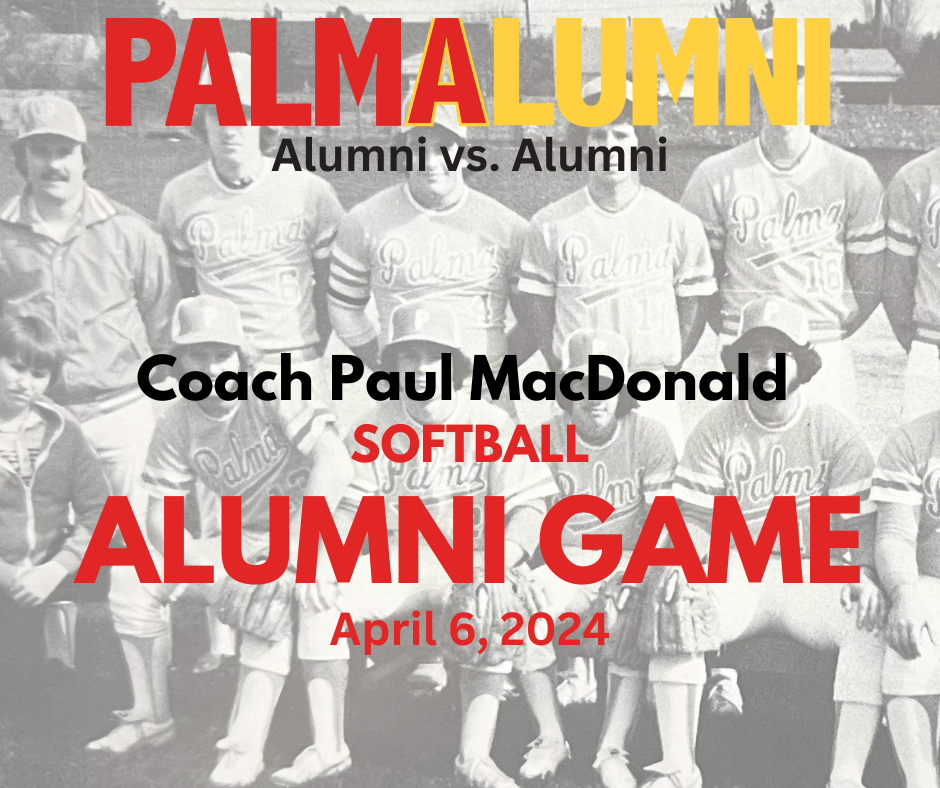 Coach Paul McDonald Alumni Softball Game