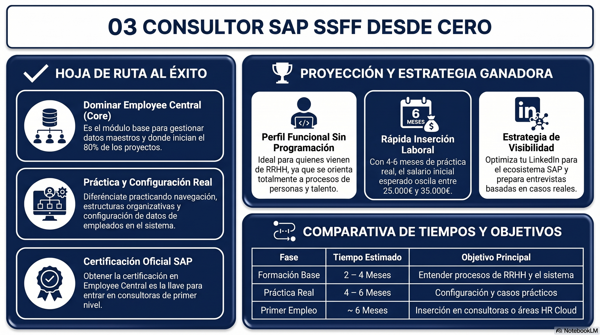 Consultor SAP SuccessFactors desde cero | Cómo empezar paso a paso