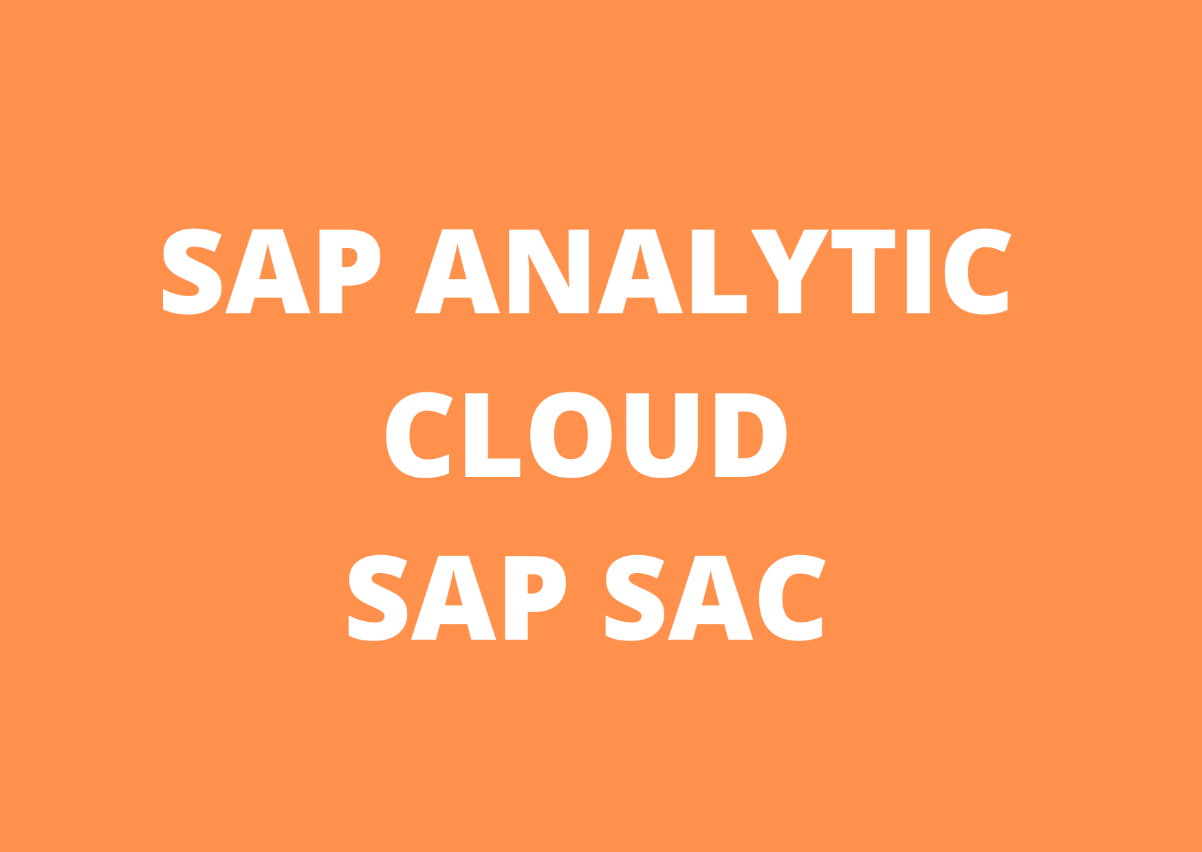 Cursos Sap SAC , curso sap analytic cloud , Consultor SAP ANALYTICS CLOUD