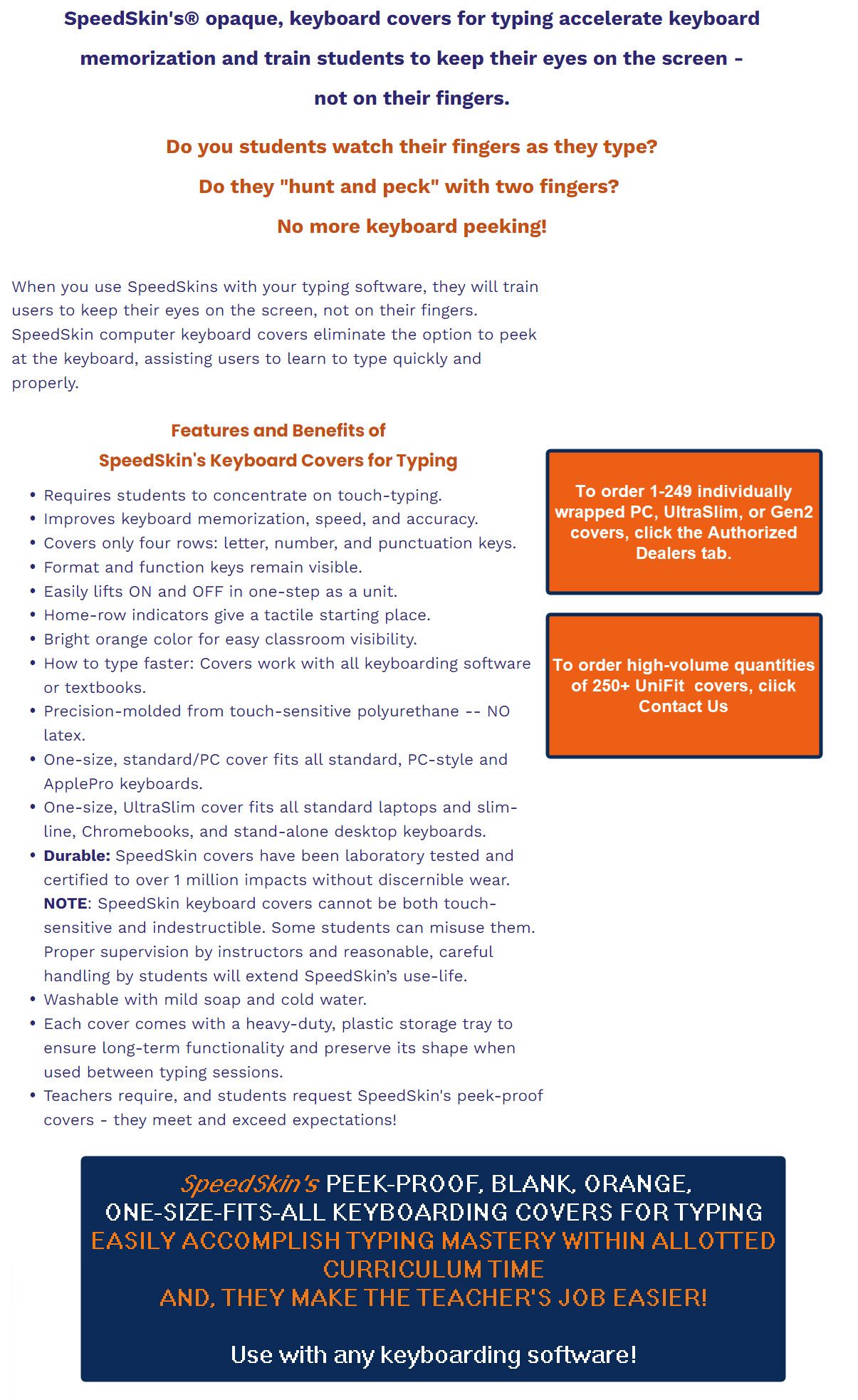 Keyboard Covers for Typing | SpeedSkin®