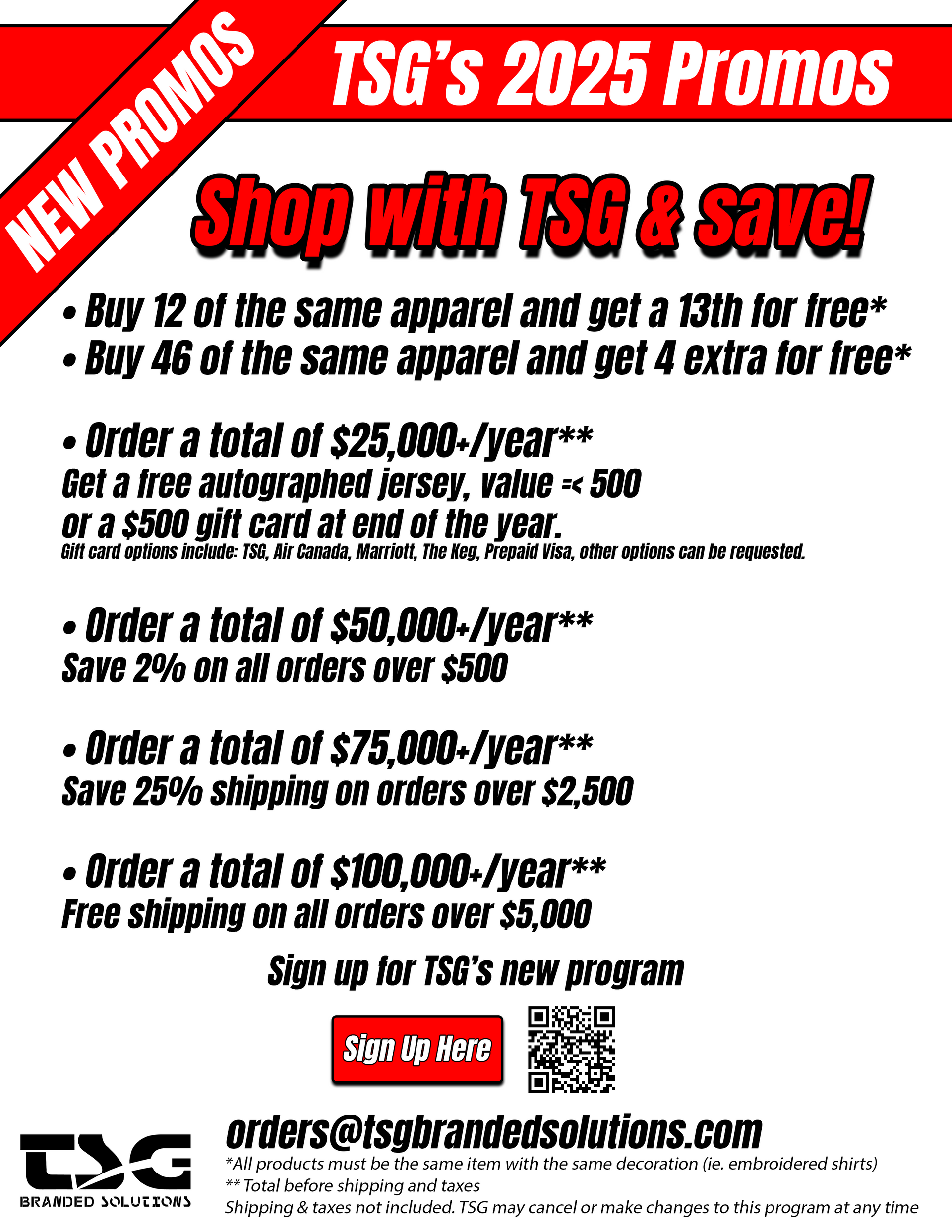 Loyalty Program - TSG Branded Solutions