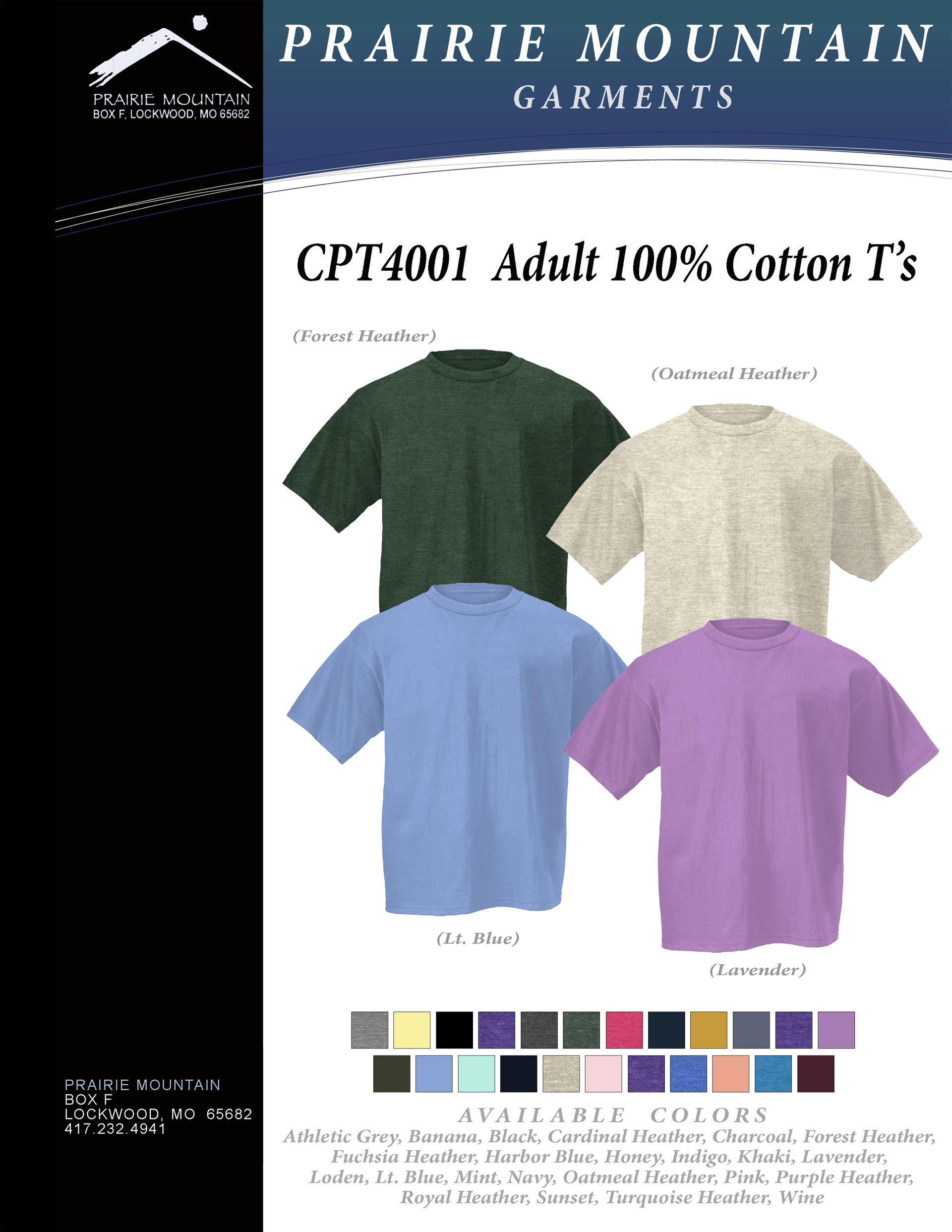 Prairie Mountain | Garments