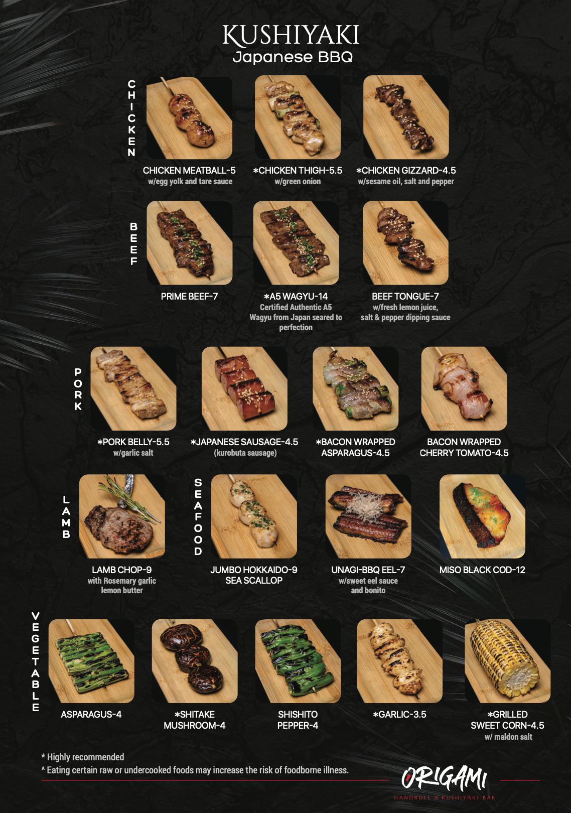 Origami Handroll X Kushiyaki Bar | Brea, CA