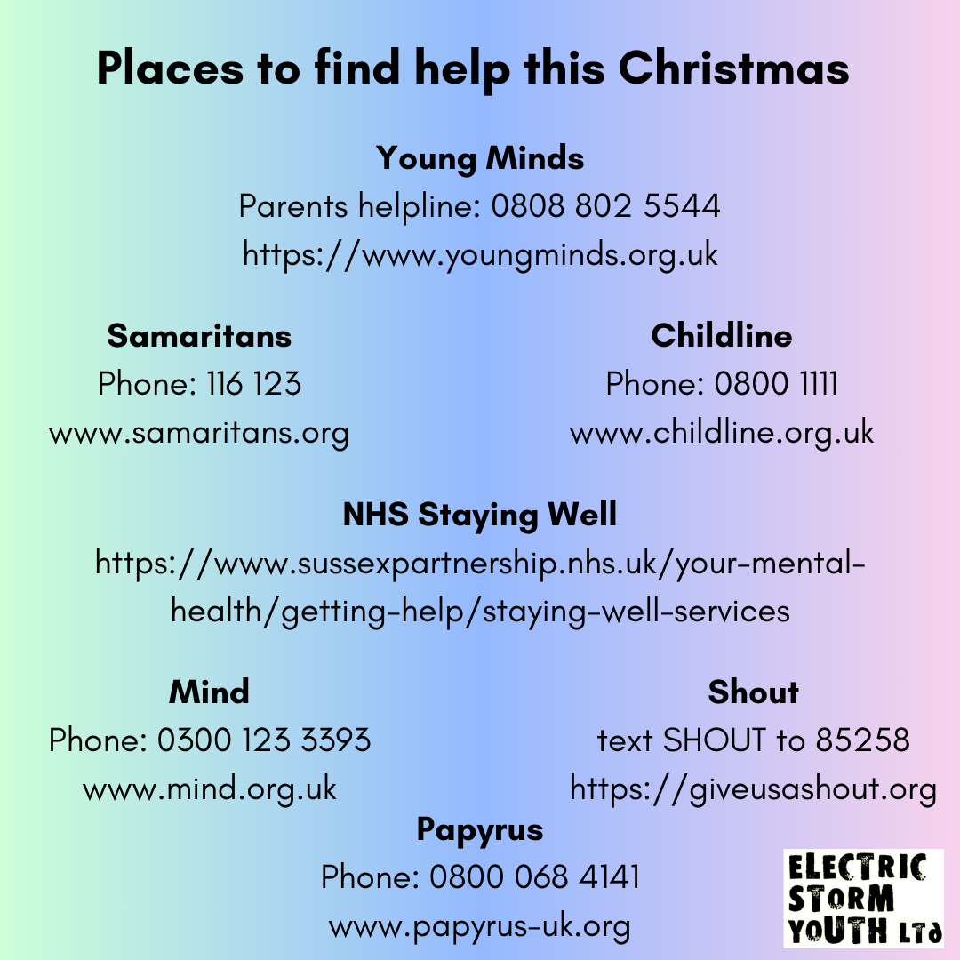 Where to find help over Christmas and New Year
