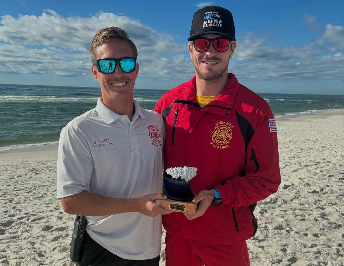 Orange Beach Surf Rescue Honors Samuel Pelt as Lifeguard of the Year