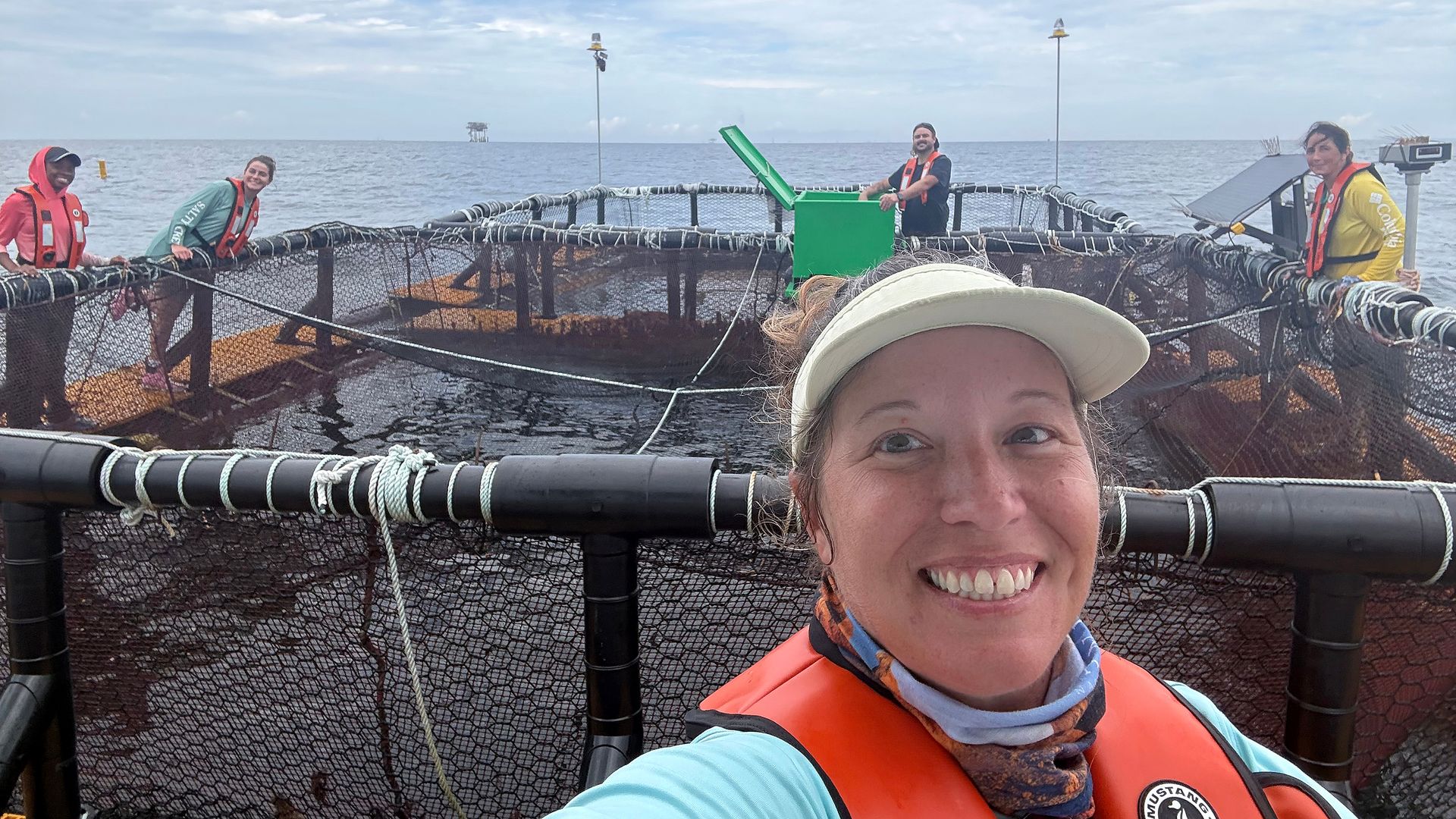 Dauphin Island Sea Lab Harvests First Fish From Gulf Aquaculture Platform