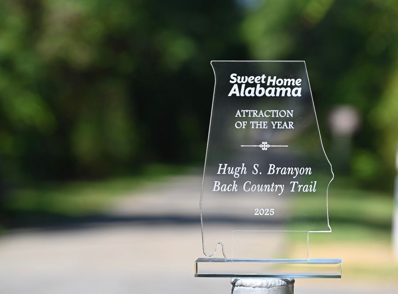 Hugh S. Branyon Trail Wins Alabama’s Top Tourism Award