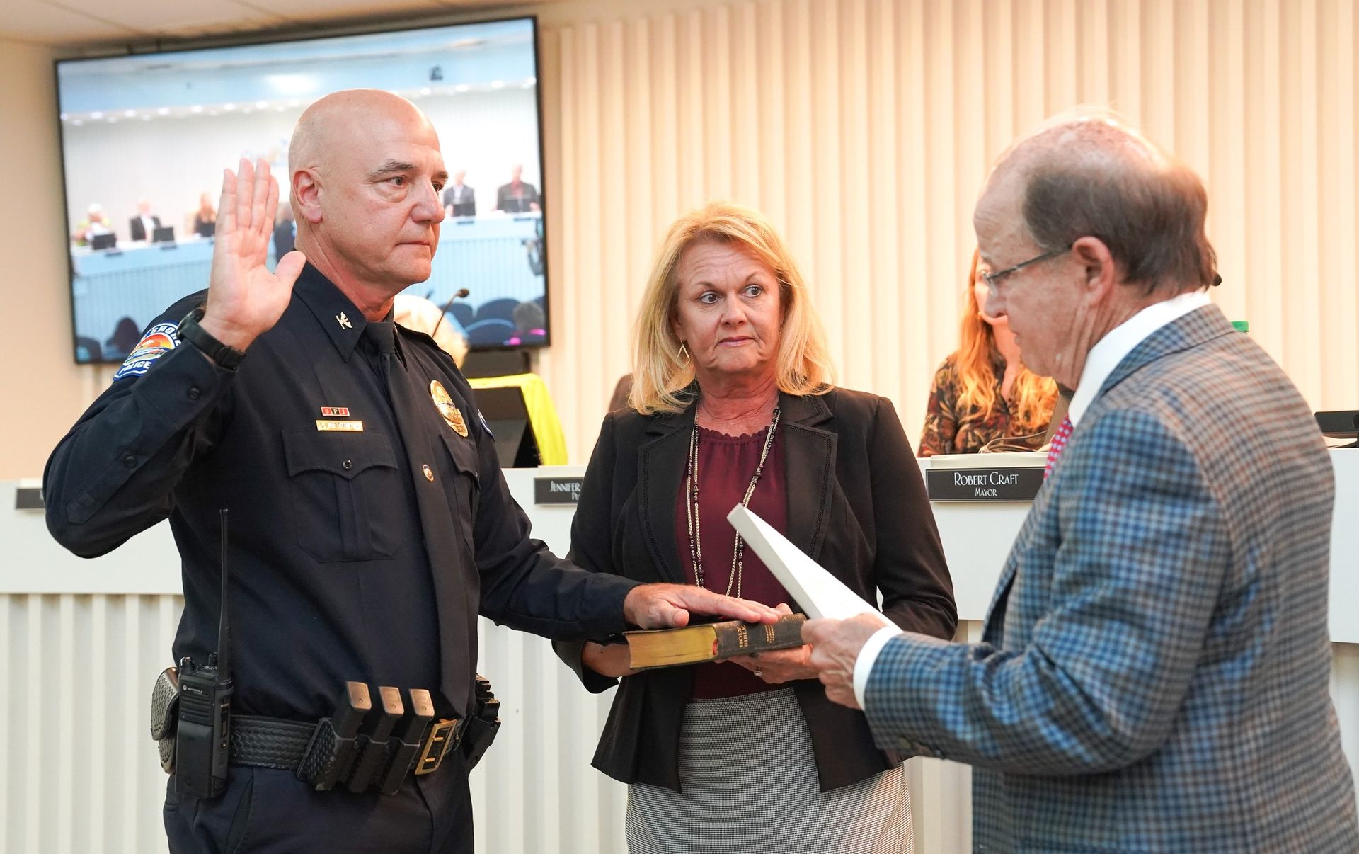 Gulf Shores Swears In Dan Netemeyer New Police Chief