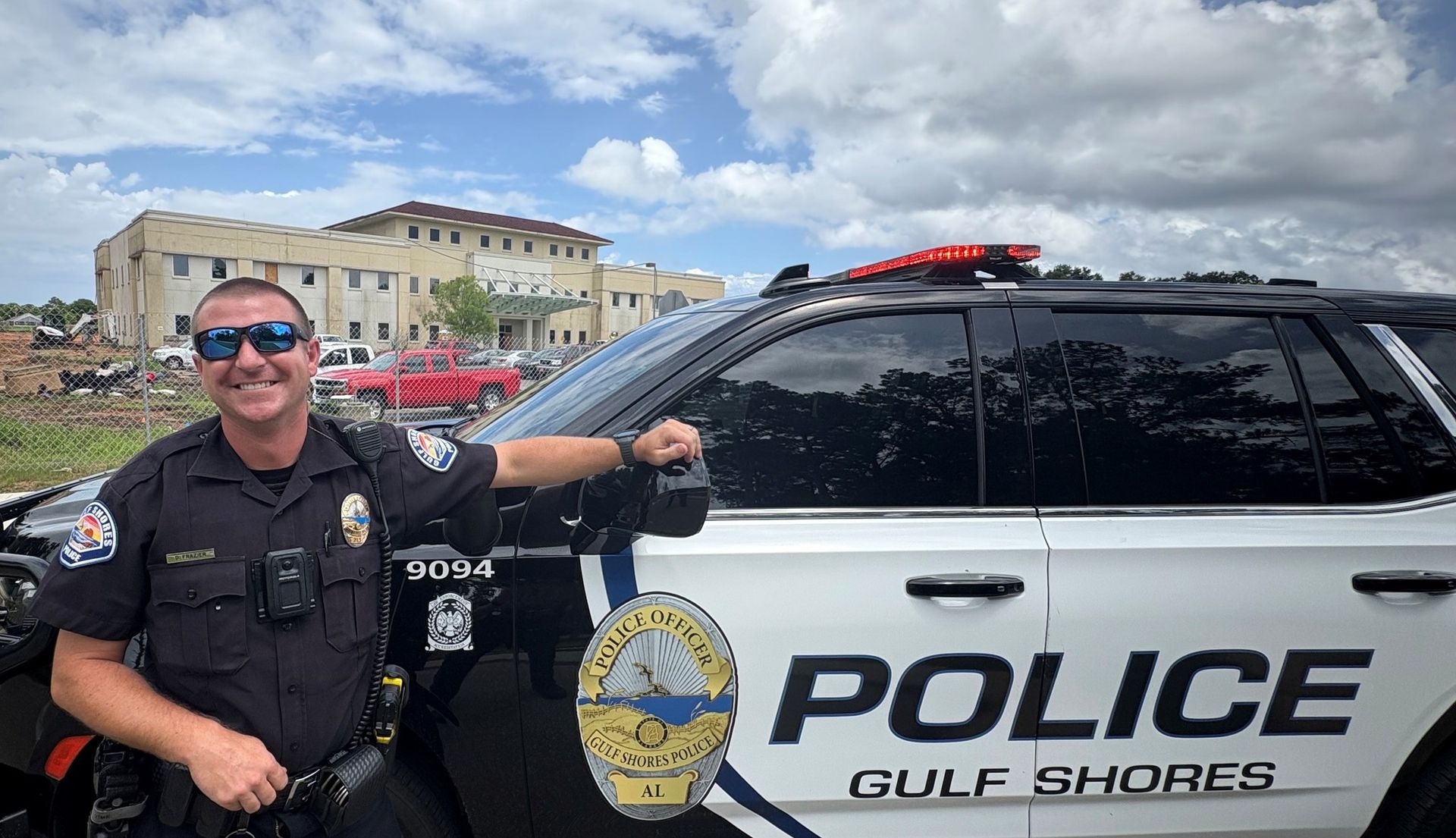 Gulf Shores Honors Dylan Frazier as Officer of the Month for May