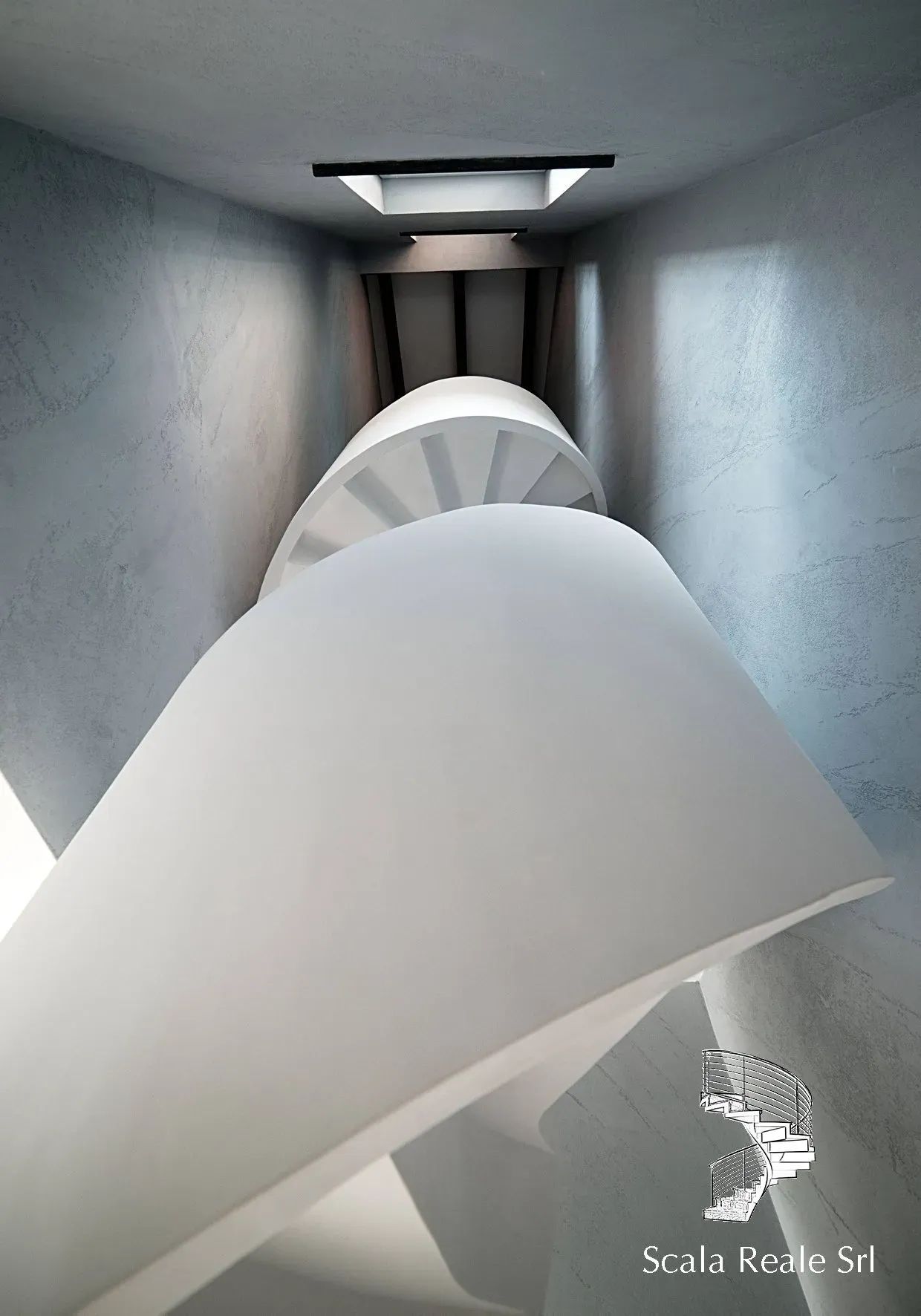 Scala Elicoidale in Cemento - Design e Costruzione | Scala Reale