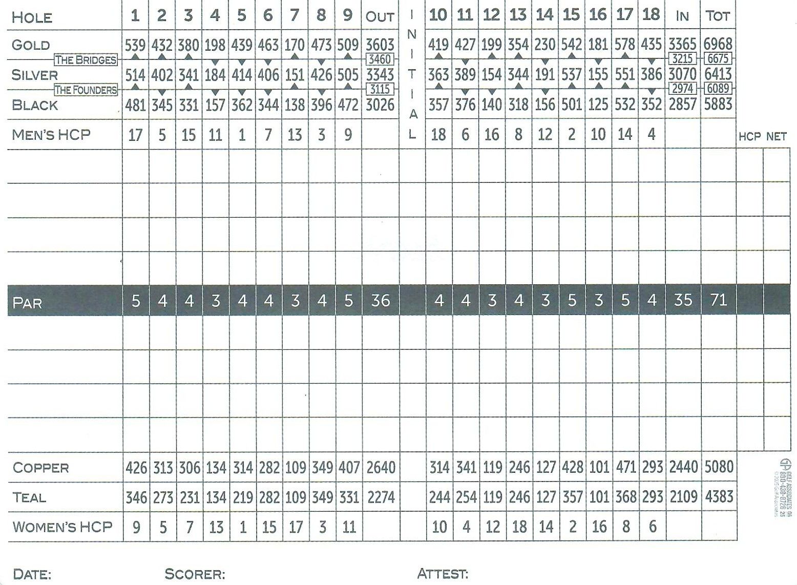 Golf Course Details | The Bridges Golf & Country Club | Montrose, CO