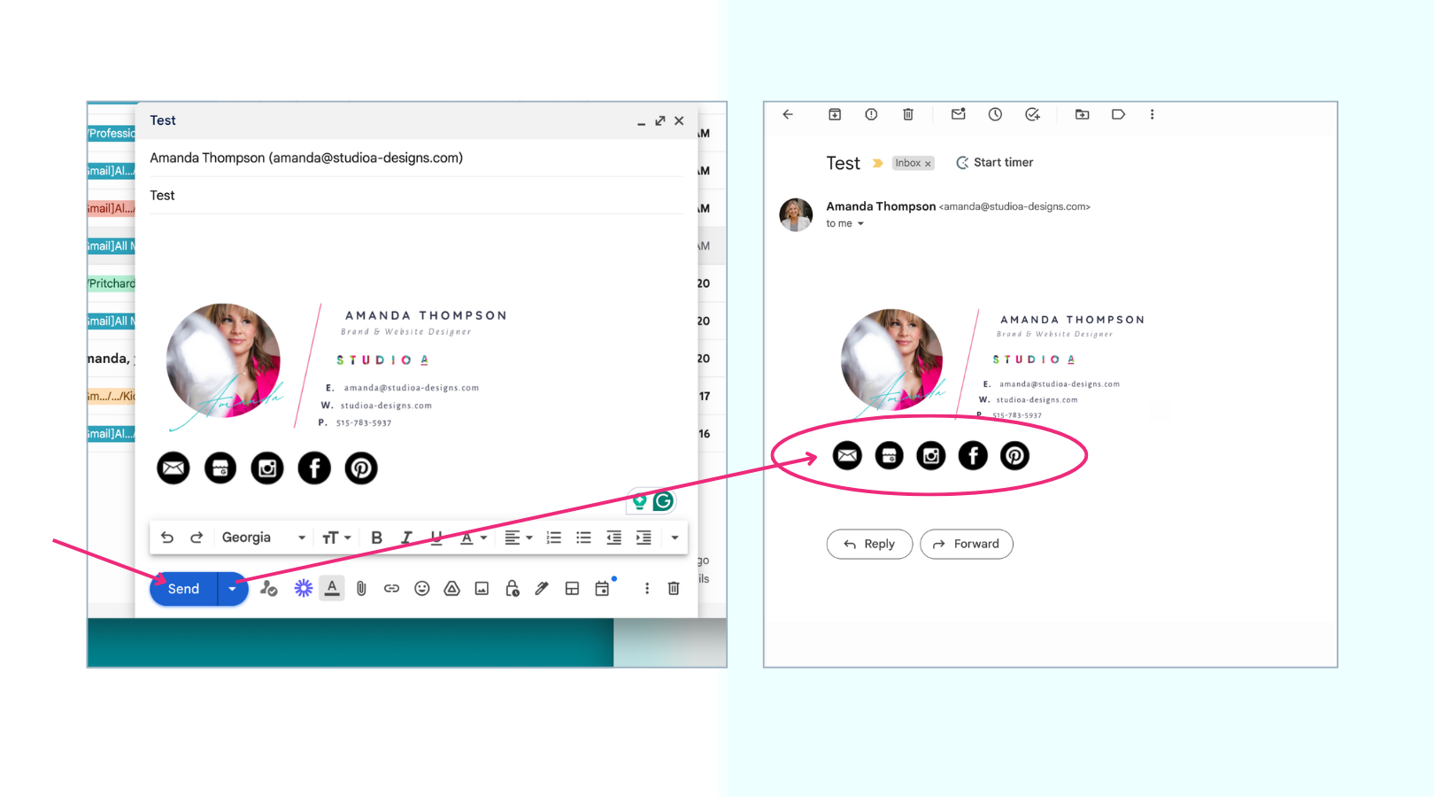 How to make a Clickable Email Signature in Gmail