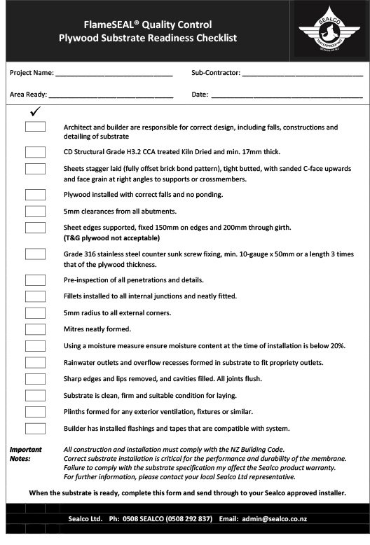 Sealco Waterproofing Systems Waterproofing Membrane Suppliers