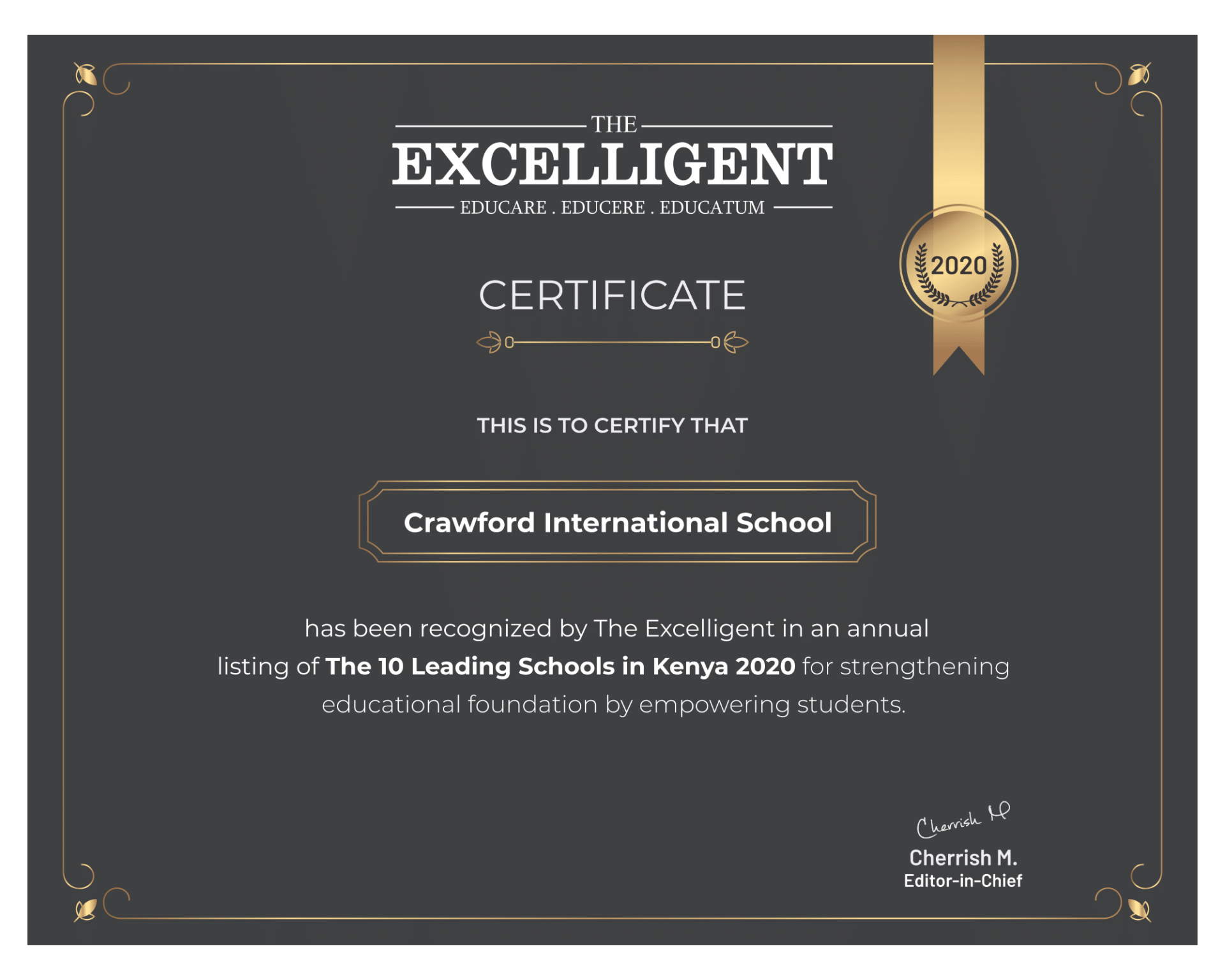 Our Approach | Crawford International School