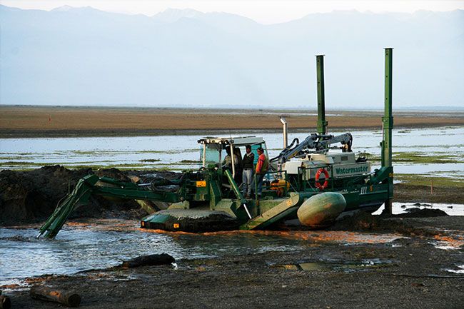 Restoring shore lines and waterways