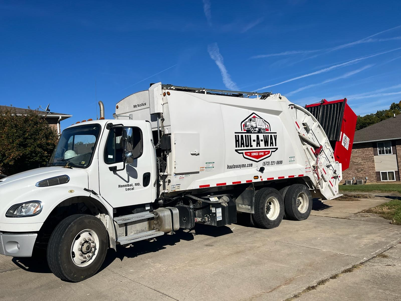 Waste Hauling – Hannibal, MO - Haul-A-Way, Inc.