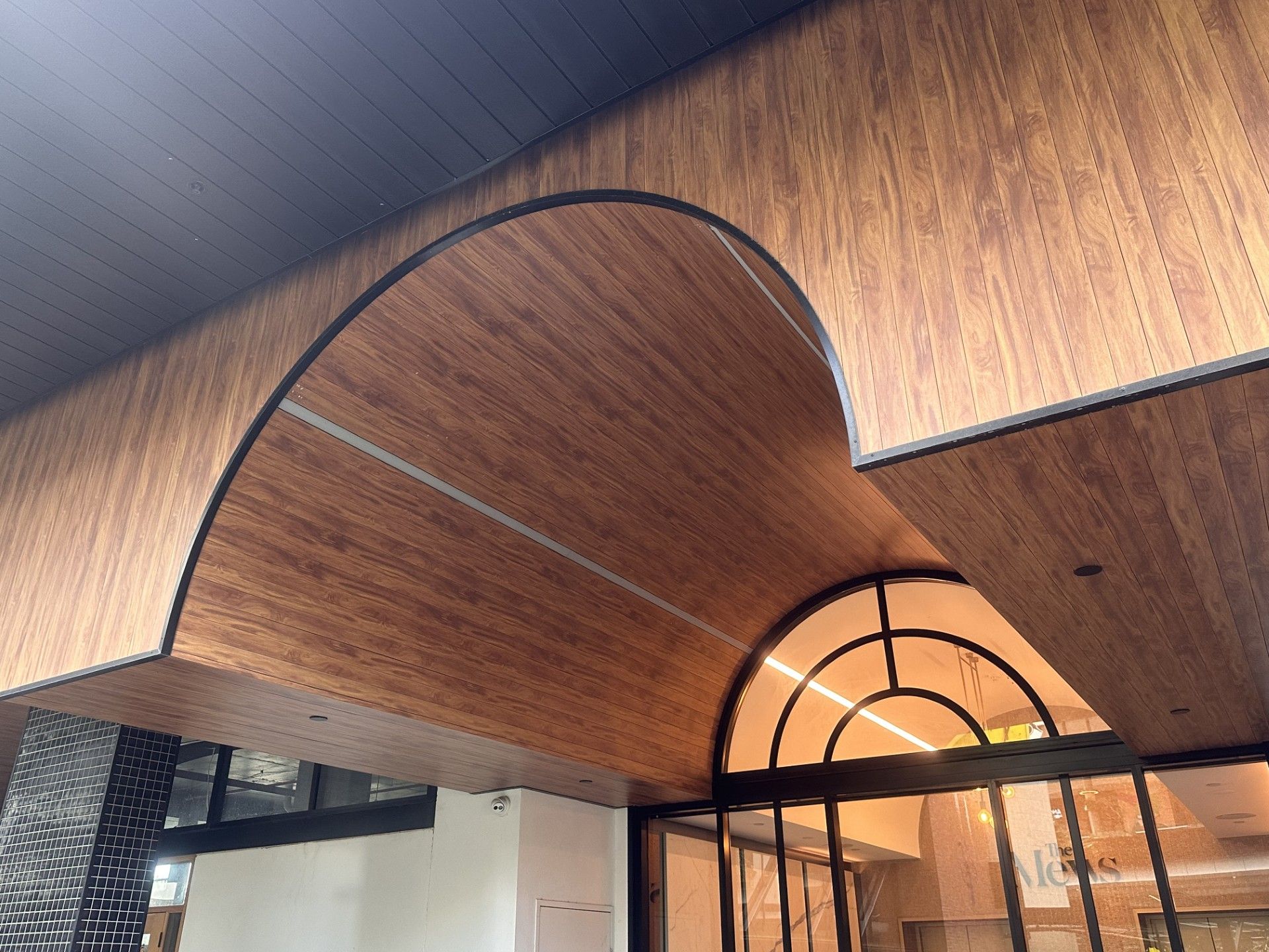 Brisbane Residential Tower Project 2 piece Aluminium Batten Timber ...