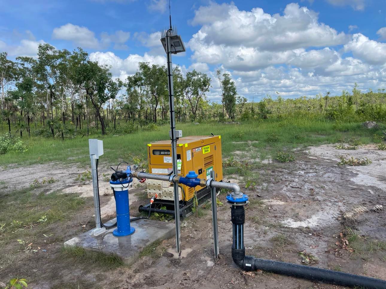 Construction Site Water Supply | High-Volume Pumping