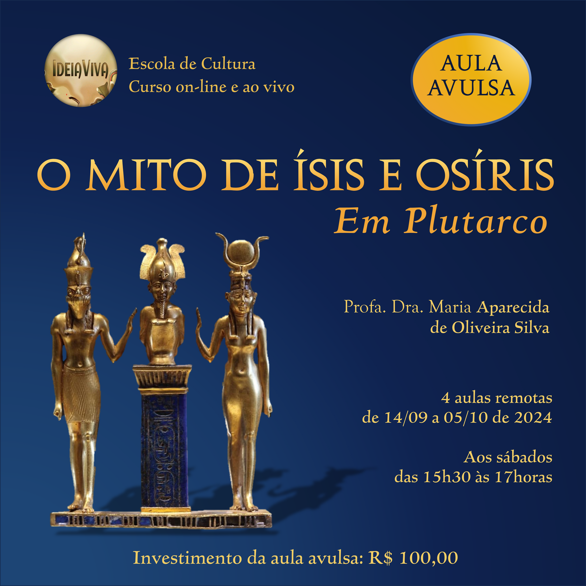 Curso Online: Mito de Ísis e Osíris | IDEIAVIVA CURSOS E LIVROS