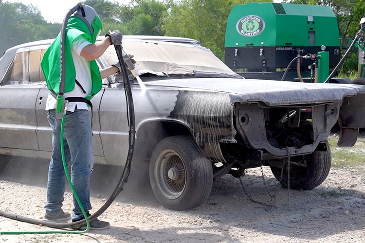 Automotive Sandblasting | Services | Grit N Glory Mobile Sandblasting