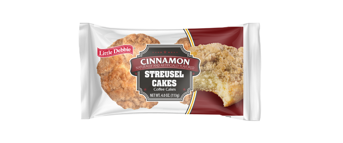 Single Serve Cinnamon Streusel Coffee Cakes | Little Debbie