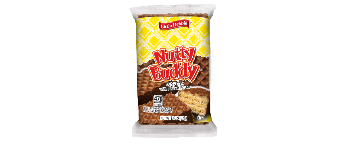 Nutty Buddy® Wafer Bars Single Serve | Little Debbie