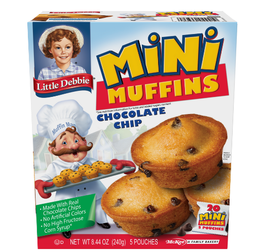 Chocolate Chip Mini Muffins | Little Debbie