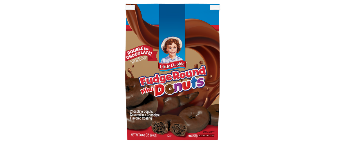 Fudge Round Mini Donuts | Little Debbie