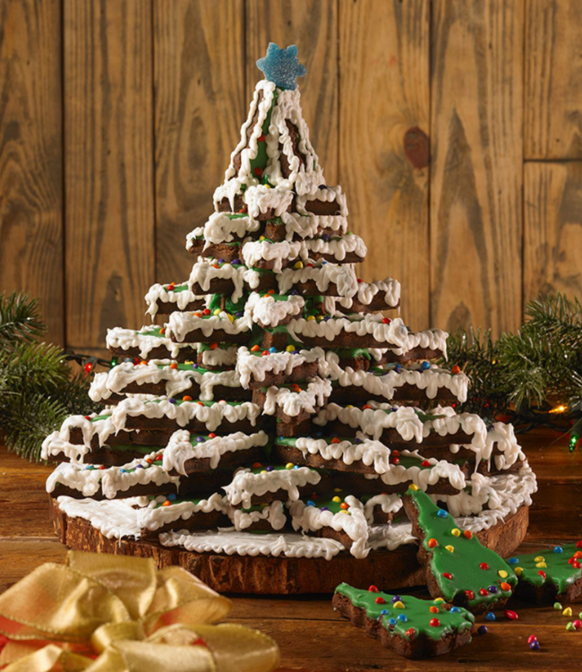 Christmas Brownie Tree