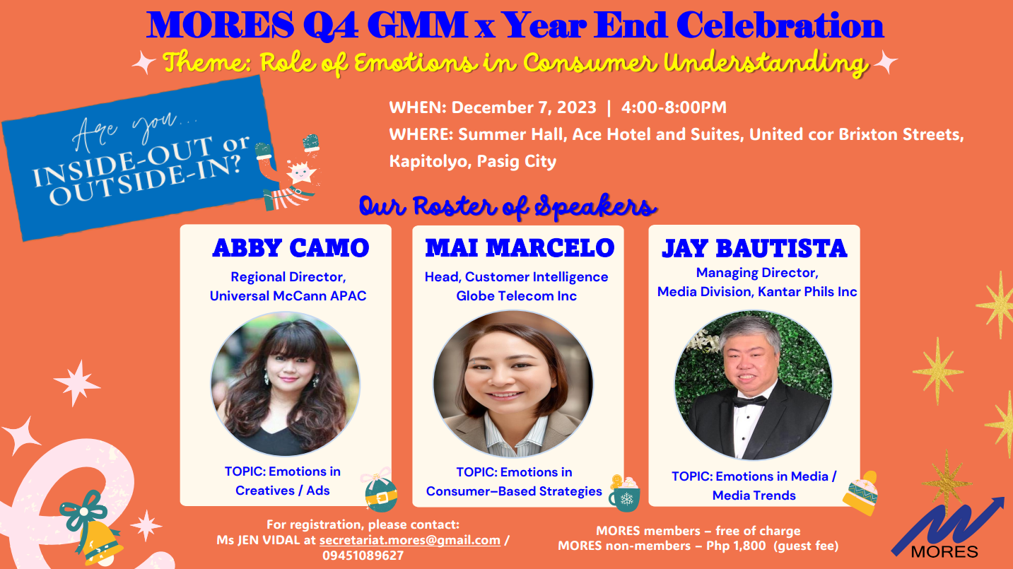 MORES | Marketing and Opinion Research Society of the Philippines