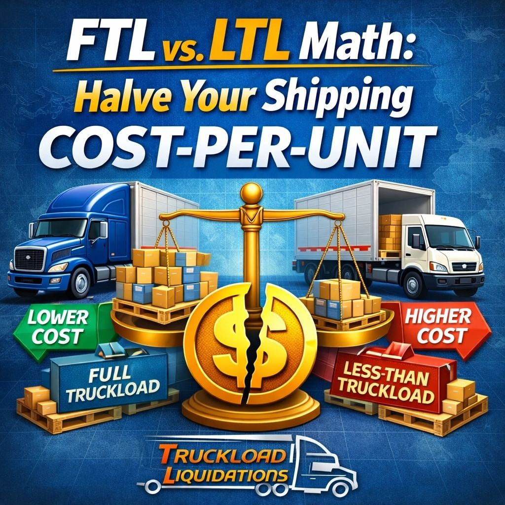 FTL vs. LTL Math: Halve Your Shipping Cost-Per-Unit | Alan C.